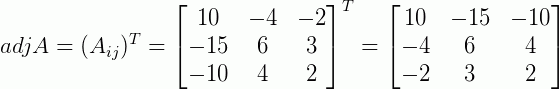 Matriz Adjunta - Matemática - InfoEscola
