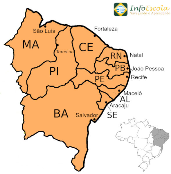 Blog De Geografia Mapa Da Regiao Nordeste Images Blog De Geografia Mapa Da Regiao Nordeste Images
