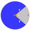 Área de setores circulares - Matemática - InfoEscola