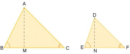 Semelhança de triângulos - Geometria - Matemática - InfoEscola