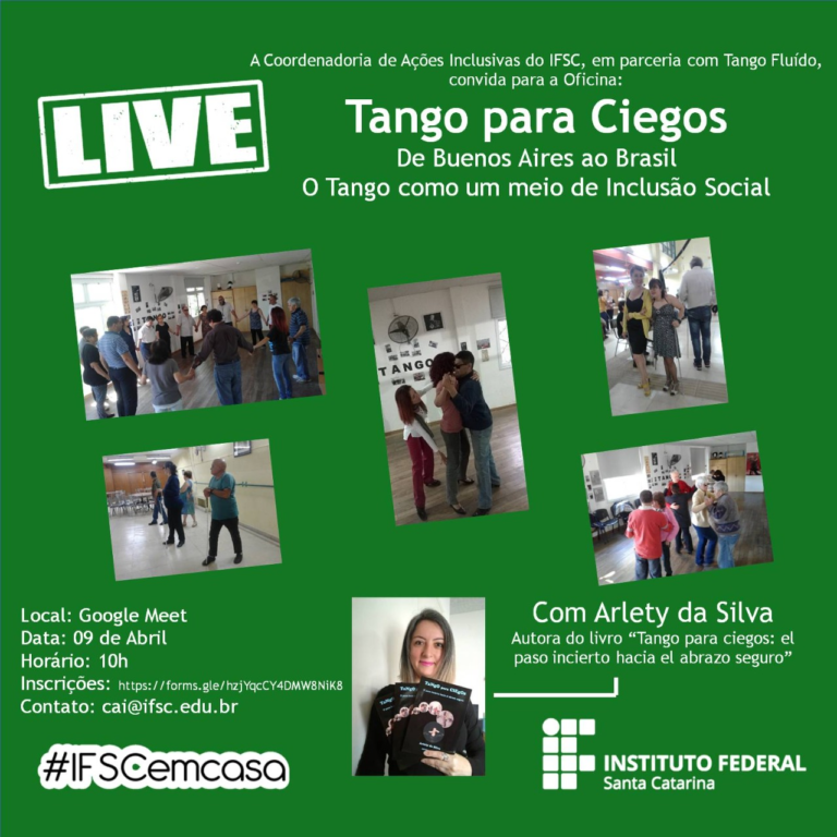 IFSC promove oficina de tango para cegos - InfoEscola