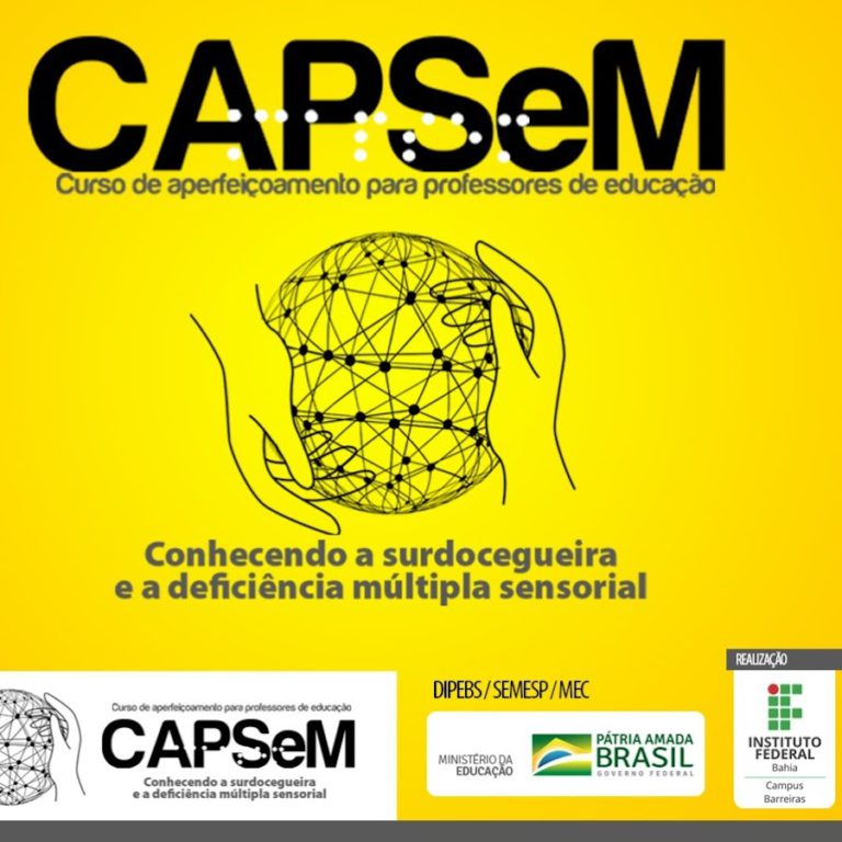 MEC promove curso de aperfeiçoamento em Surdocegueira e Múltipla ...